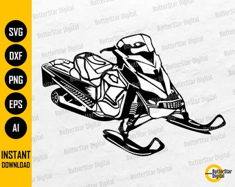 SVG File Mountain Snowmobile Adventure Laser File Laser - Etsy