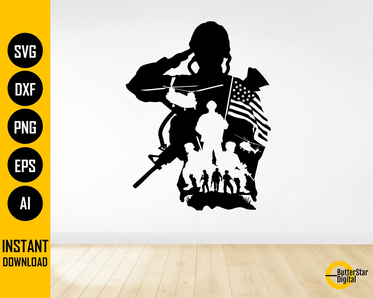 US Soldier SVG | American Troops Svg | United States Military Svg | War ...