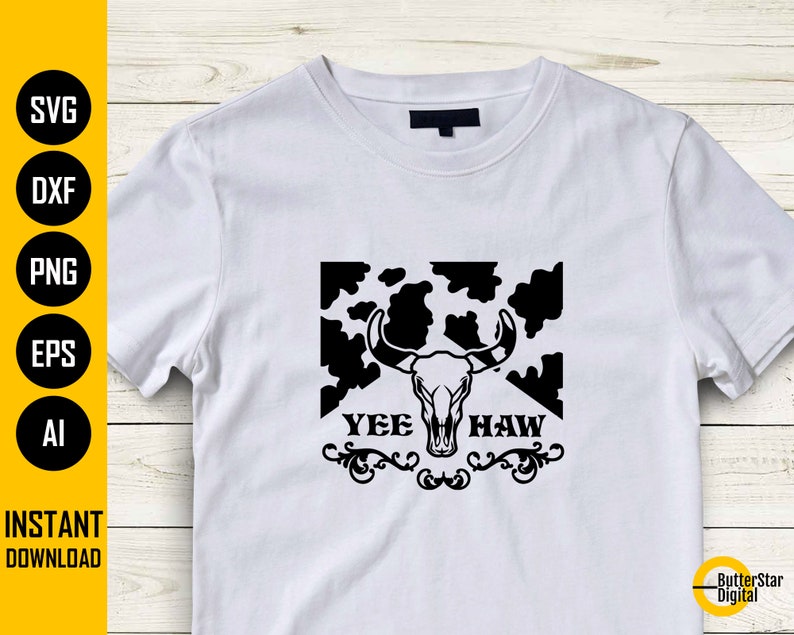 Yee Haw SVG Country SVG Western SVG Cricut Cutting Files - Etsy