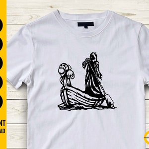 Ferryman of Hades SVG Charon SVG Death Soul Dead Hell Navy Ghost God ...