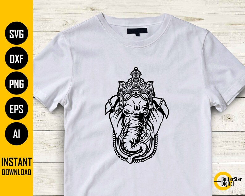 Hindu Elephant SVG | Ganesha SVG | Hinduism SVG | Ganesh Ganapati ...