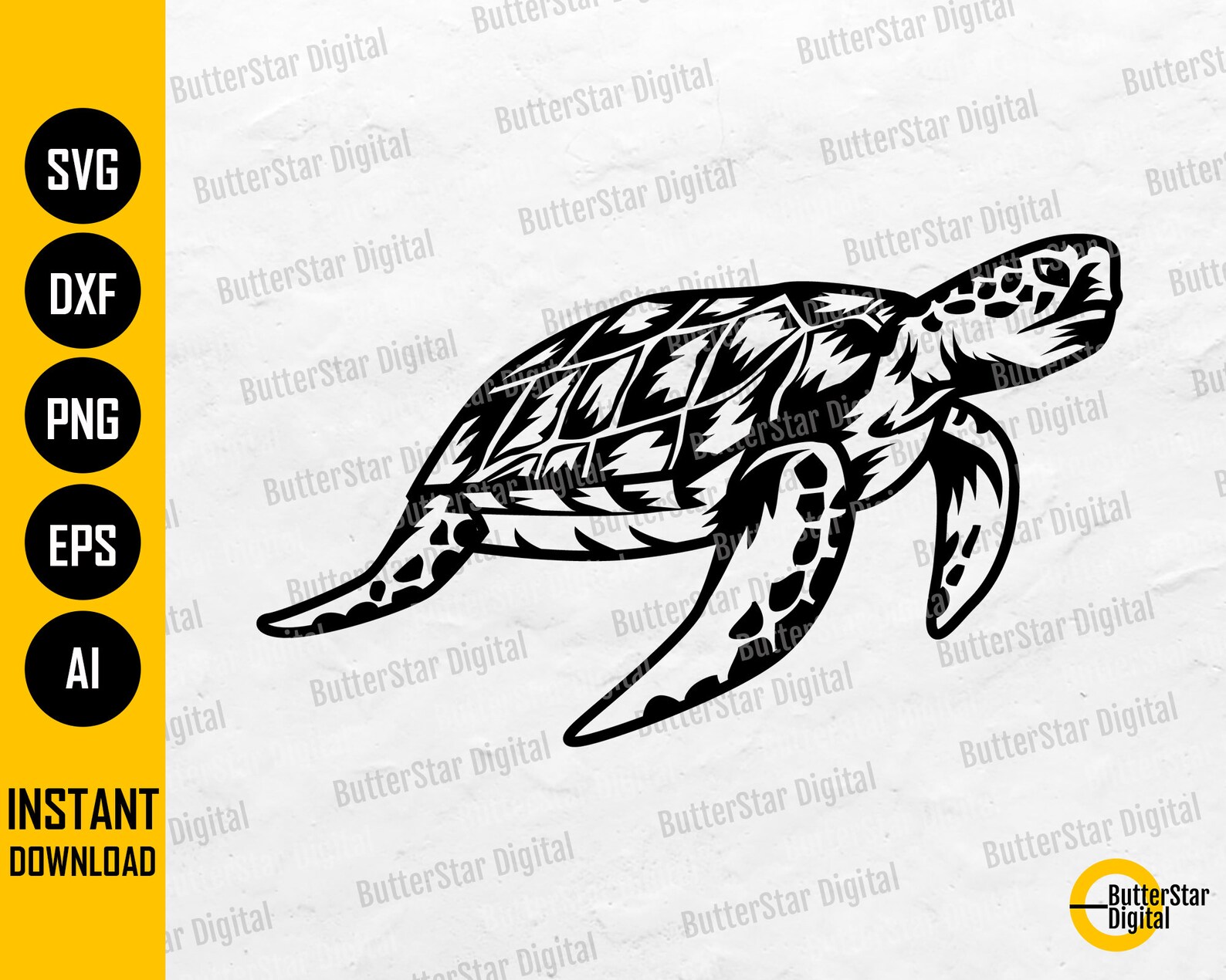 Turtle SVG Ocean SVG Sea Animal SVG Underwater Svg - Etsy