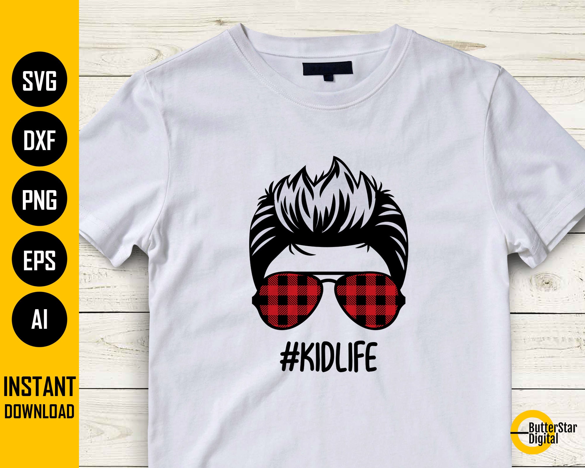 Plaid Dad Life Kid Life SVG Dadlife SVG Kidlife SVG | Etsy