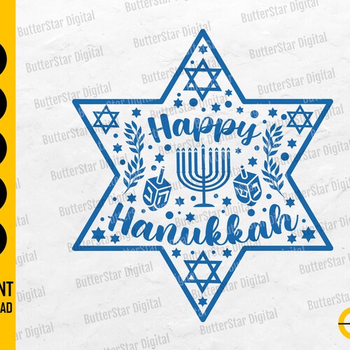 Hanukkah Clipart Set. Cute Cartoons With Hanukkah Symbols for - Etsy Israel