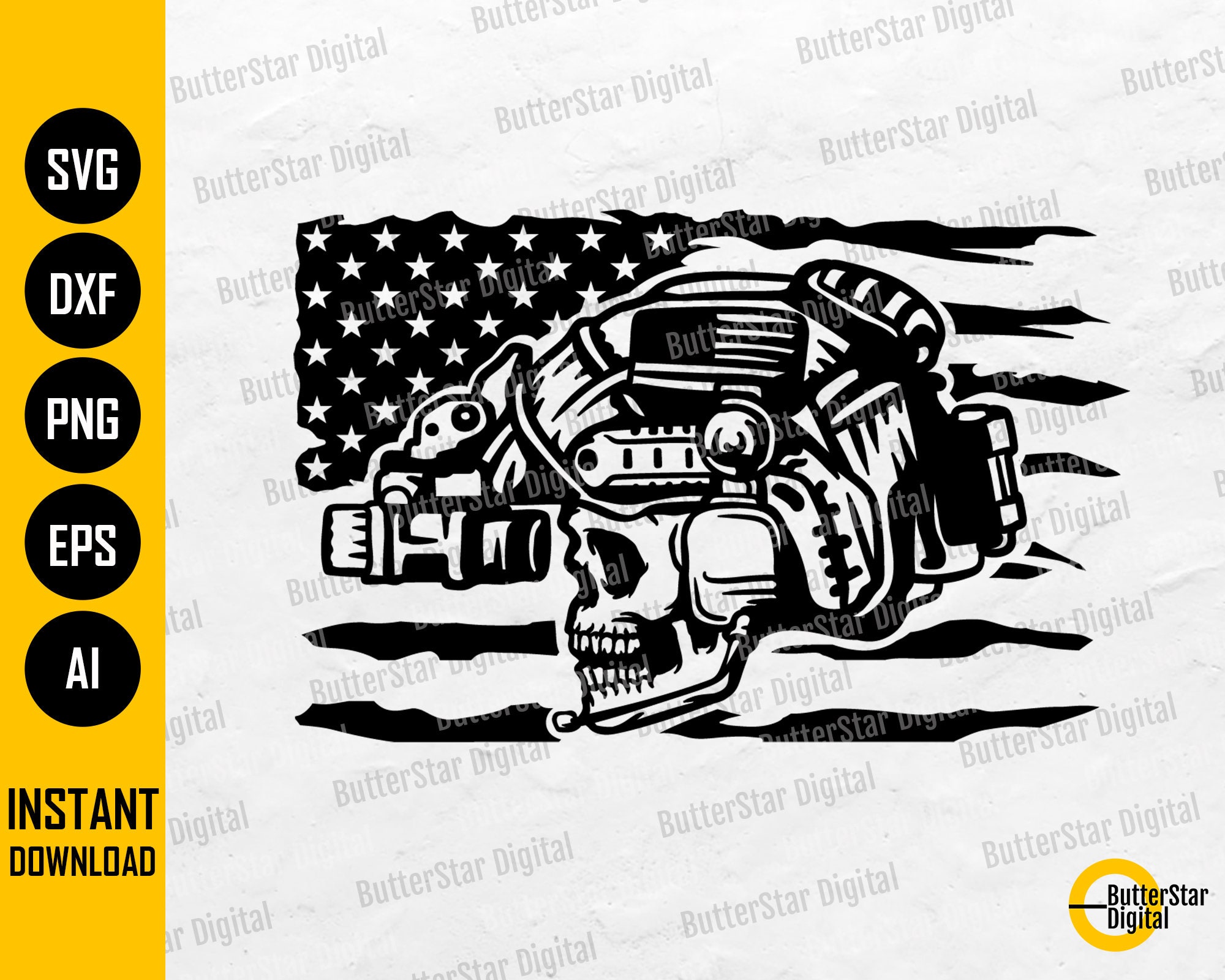 Army Delta Force Tattoo