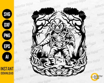 Swamp Lake Scene Svg - Etsy Hong Kong