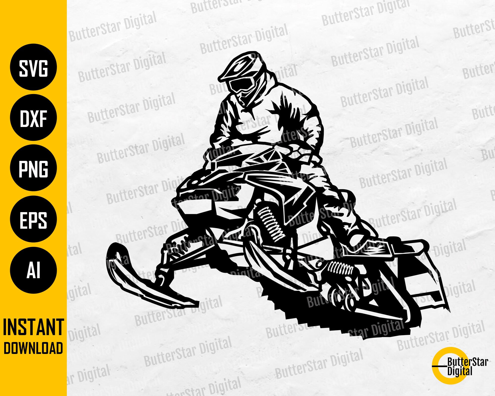 Snowmobile Jump SVG Snowmobiler SVG Winter Sports - Etsy Canada