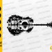 Guitar Palm Trees SVG | Tropical Sticker T-shirt Decals CNC Laser ...