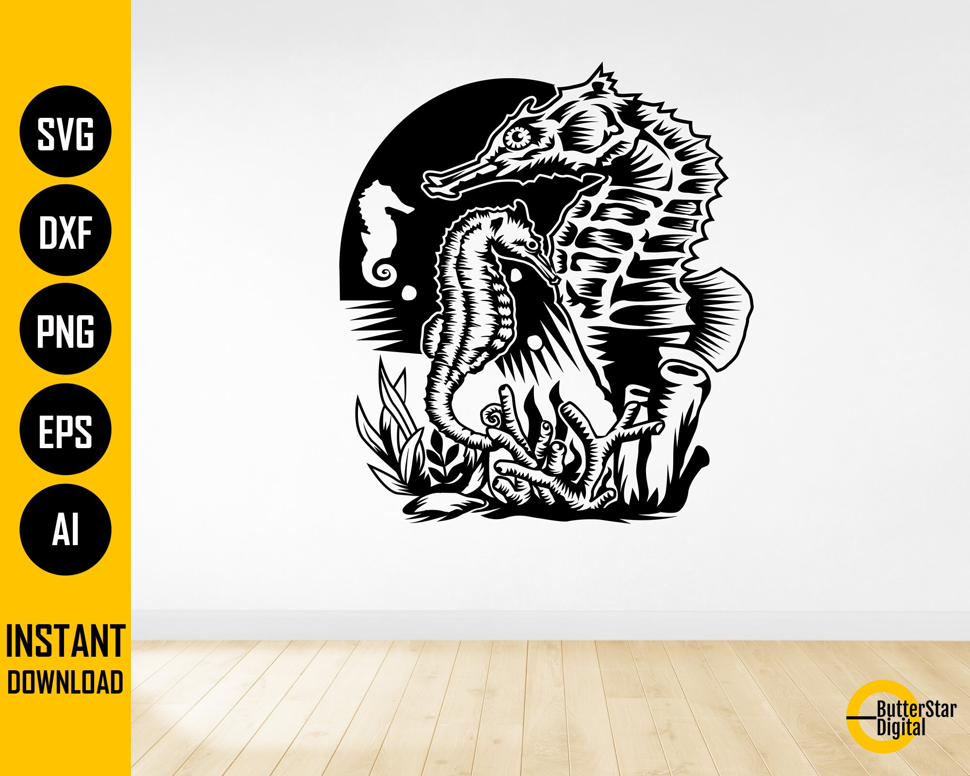Seahorse SVG | Fish SVG | Sea Horse SVG | Ocean Svg | Cricut Cutting ...