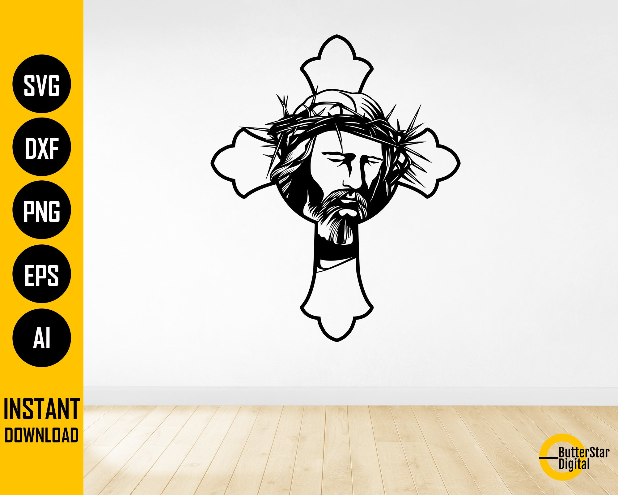 Jesus Cross SVG / Jesucristo SVG / Crucifijo Fe Religiosa - Etsy México