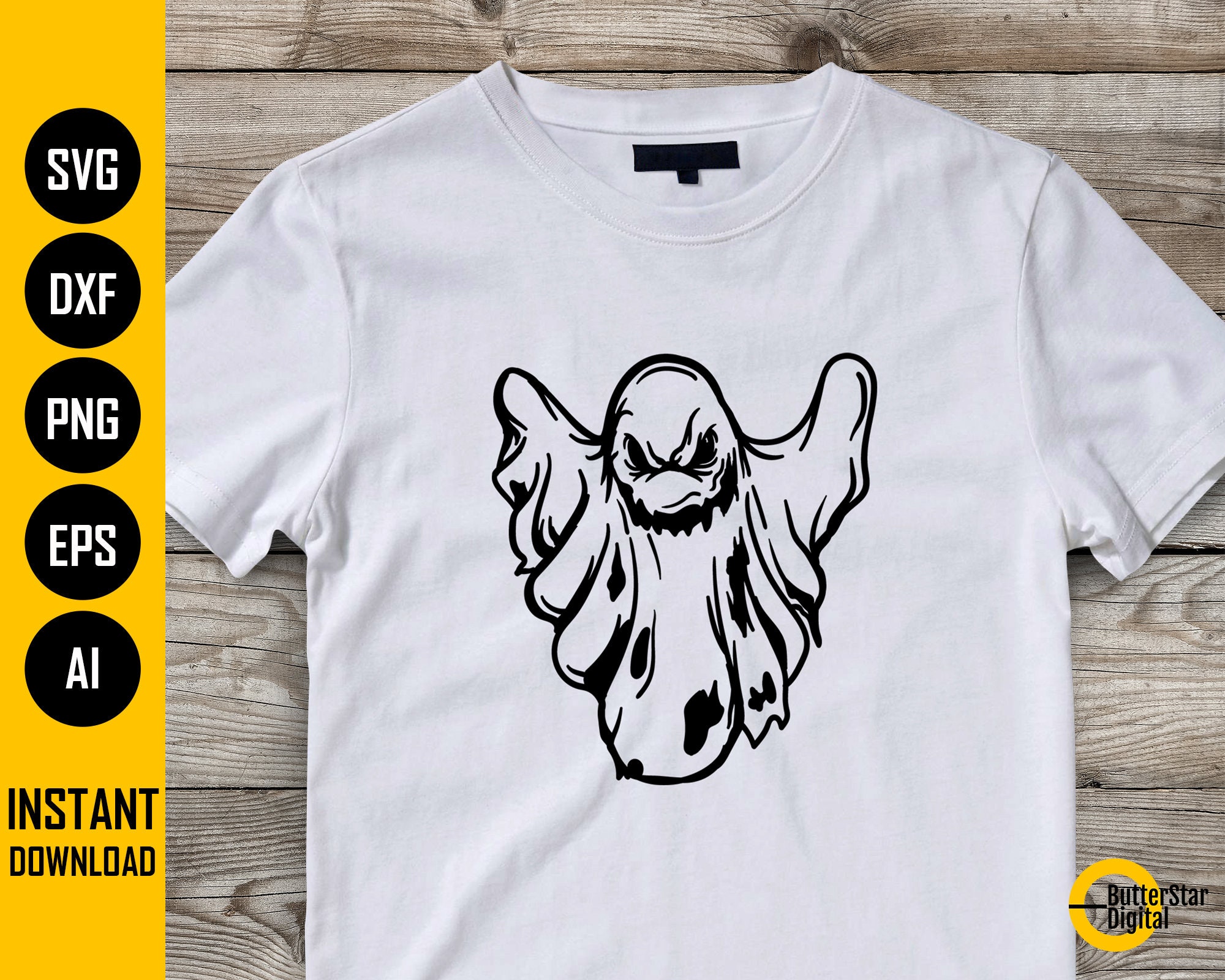 Scary Ghost SVG Spooky SVG Halloween Home Decoration Decor | Etsy