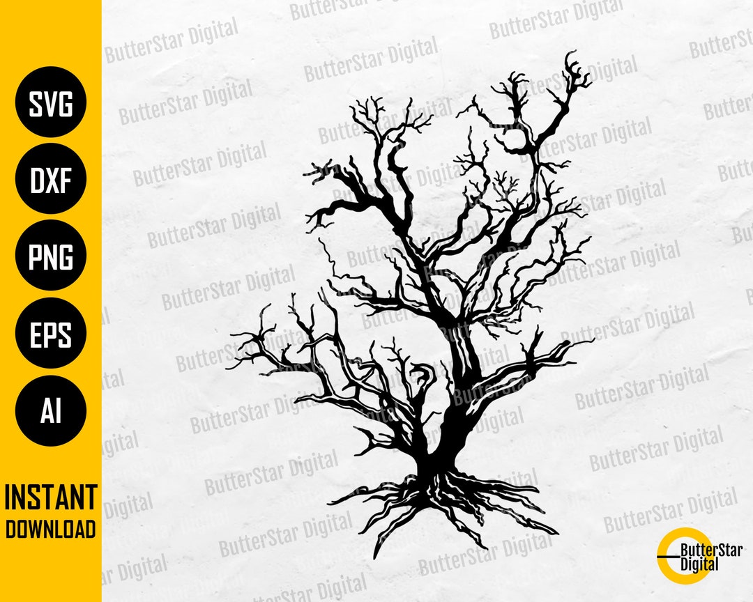 Dead Tree SVG | Roots SVG | Bare Tree SVG | Spooky Svg | Cricut Cut ...