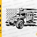 US Army Humvee SVG USA Military Svg American Truck Shirt Sticker Flag ...