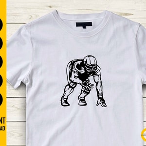 Football Player SVG | Football Game SVG | Sport Tackle Touchdown Hut ...