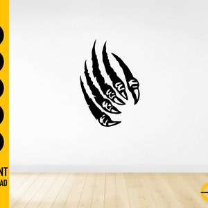 Monster Claws SVG | Wild Beast SVG | Horror T-shirt Decal Decor Wall ...
