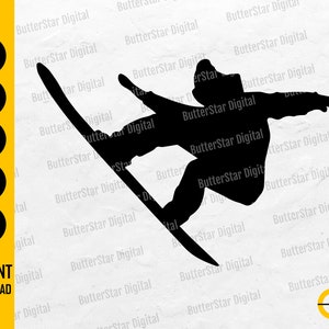 Snowboarder SVG | Snowboarding SVG | Illustration Drawing Decal ...