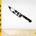 Skull in Knife SVG | Horror Movie T-shirt Decal Tattoo Stencil Graphics ...