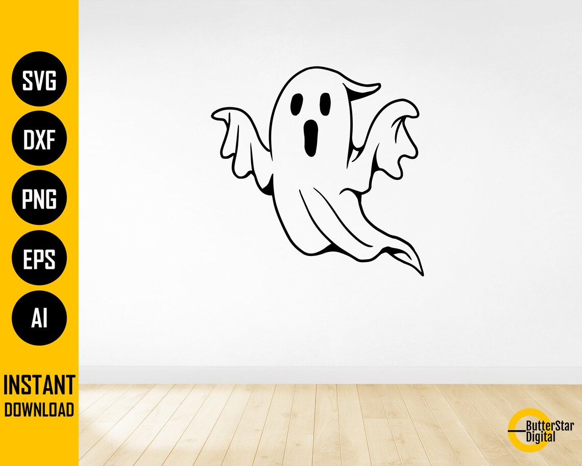 Ghost SVG Scary Ghosts Cut File Spooky Halloween Home | Etsy