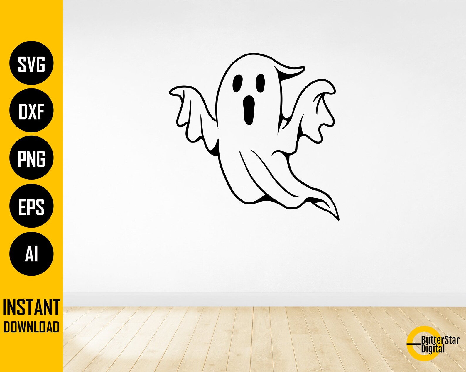 Ghost SVG Scary Ghosts Cut File Spooky Halloween Home - Etsy