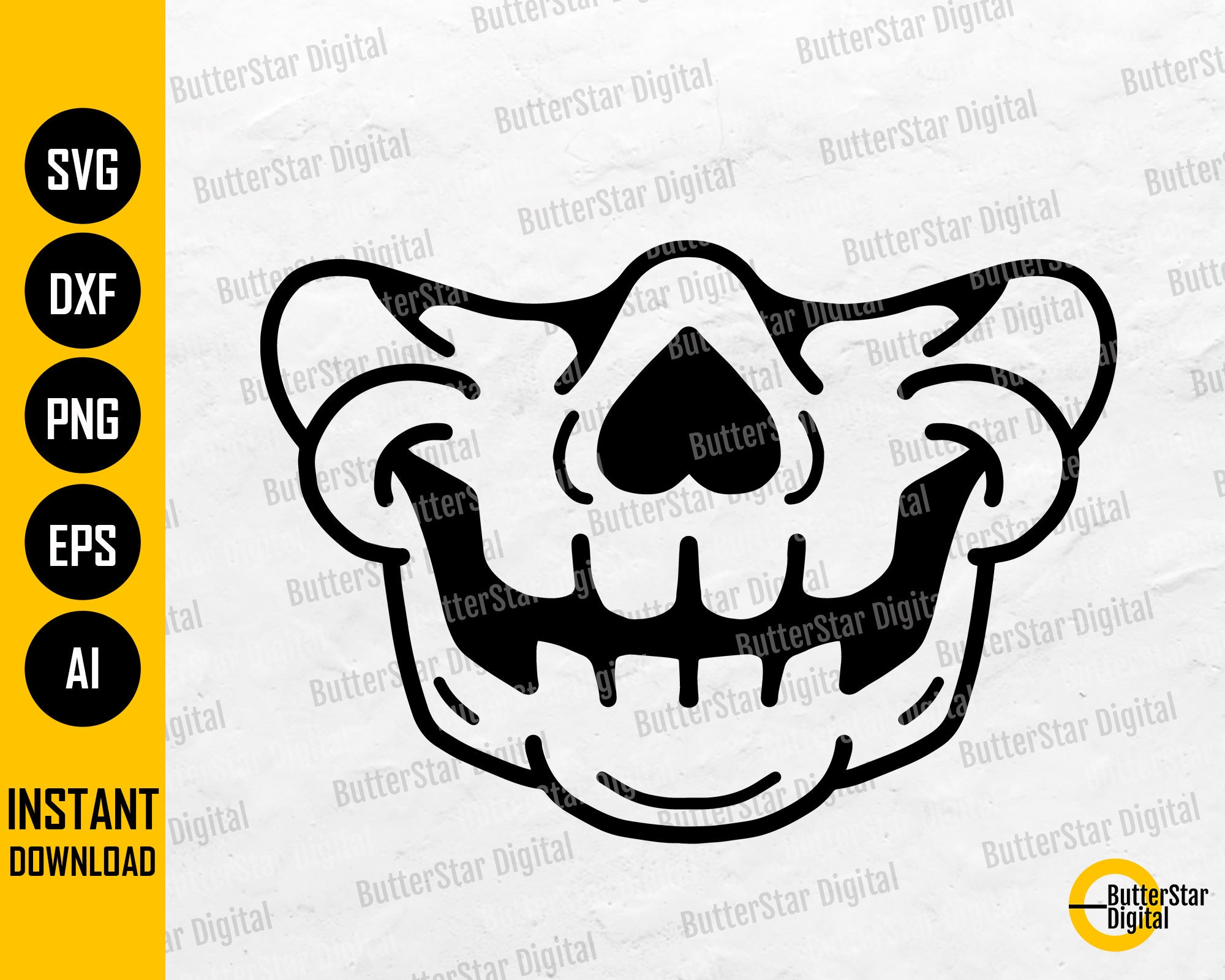 Kids Skull Face Mask SVG Baby Skeleton Facemask Bones | Etsy