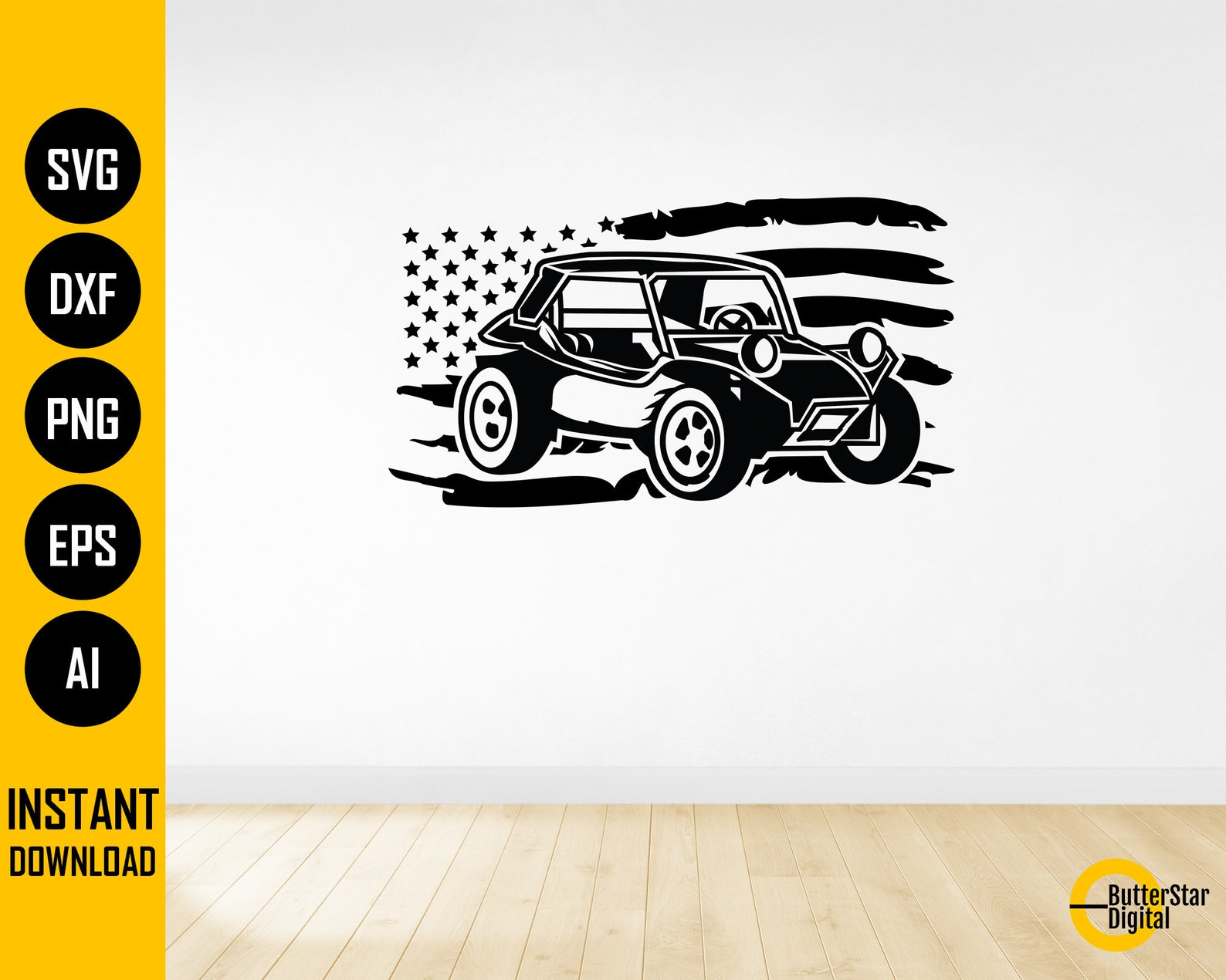 US Dune Buggy SVG ATV Svg 4 Wheels Offroad Extreme Motor - Etsy