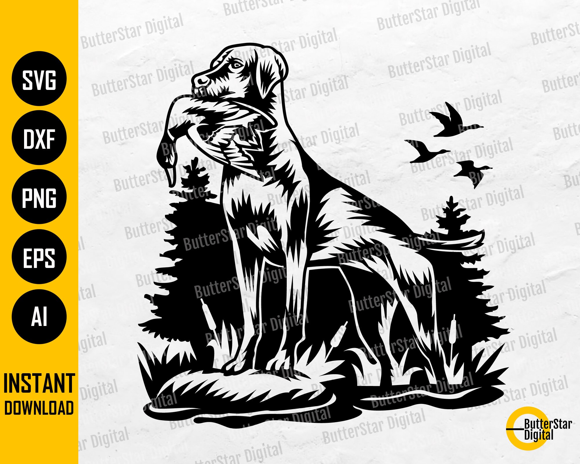 Duck Hunting Dog SVG Duck Hunt SVG Hunting Vinyl Stencil - Etsy Canada