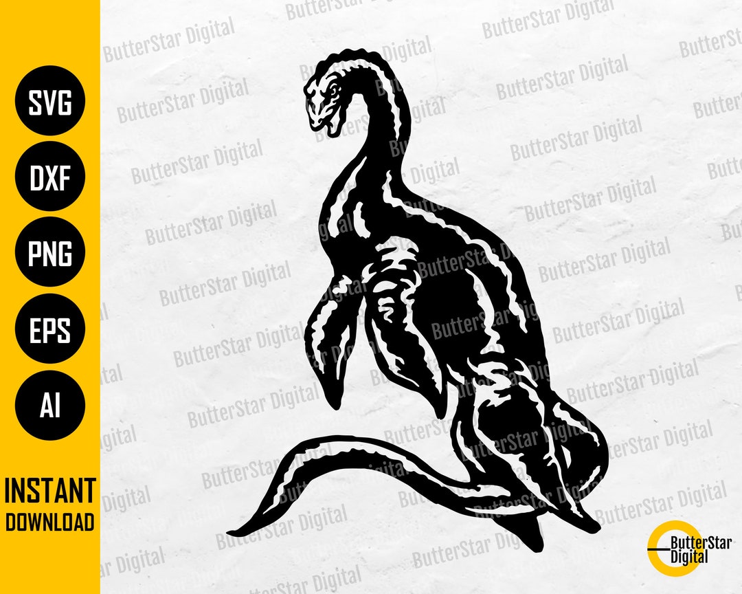 Loch Ness SVG | Nessie SVG | Sea Water Lake Monster T-shirt Vinyl ...