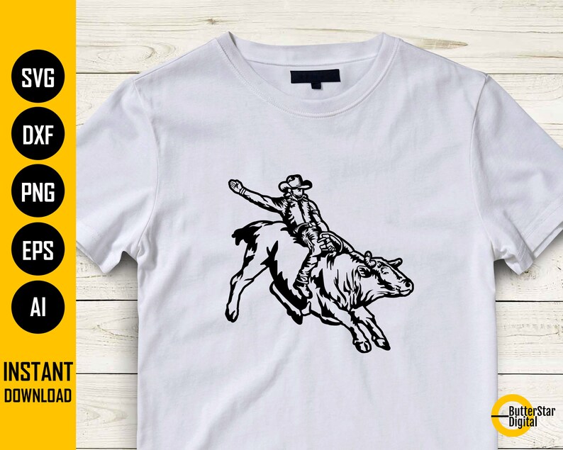 Rodeo SVG Bull Riding SVG Cowboy SVG Ranch Western - Etsy