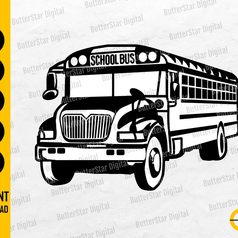 School Bus Decal - Etsy