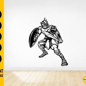 Gladiator SVG | Warrior SVG | Colosseum SVG | Fight Combat Helmet Armor ...