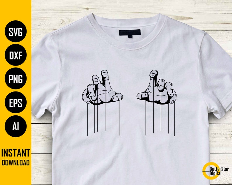 Puppet Hands SVG | Puppeteer Master Control Manipulate Illusion ...