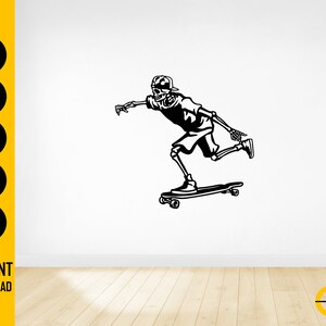 Longboarding Skeleton SVG Pain Injury Fast Travel Road Speed Ride Push ...