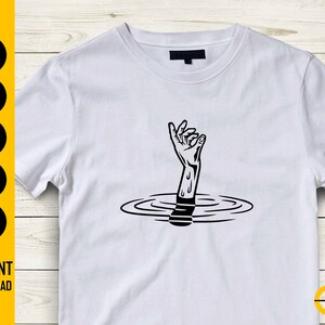 Drowning Hand SVG | Drown SVG | Dying Die Dead Caution Distress Breathe ...