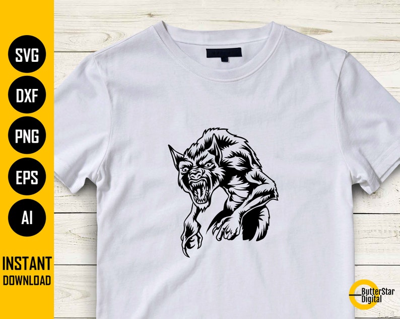Chupacabra SVG Scary Monster SVG Monstrous Creature SVG - Etsy