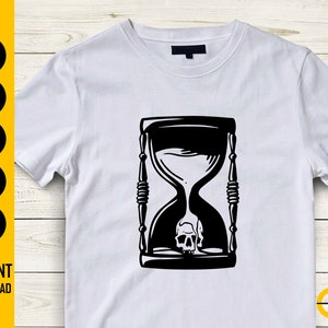 Skull Hourglass SVG Death SVG Memento Mori SVG Time T-shirt Tattoo ...