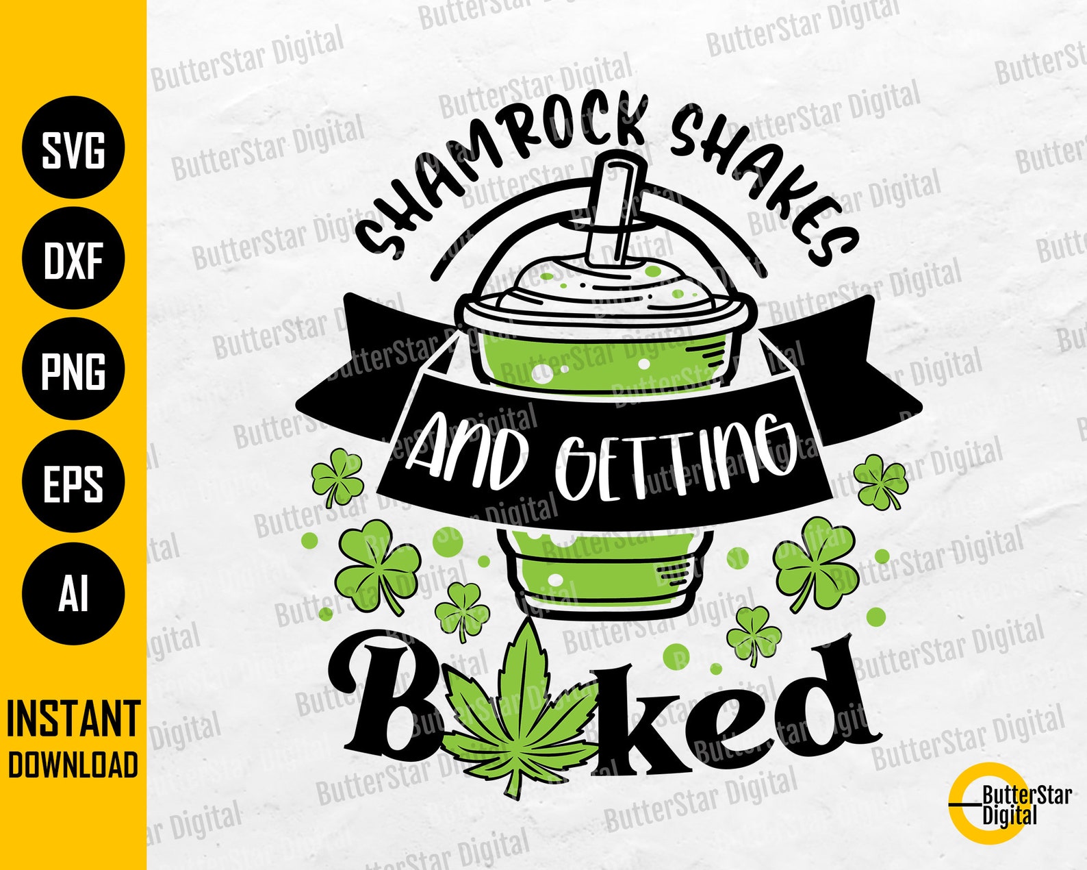 Stoner St. Patrick's Day BUNDLE SVG | Cannabis | Marijuana | Cricut ...