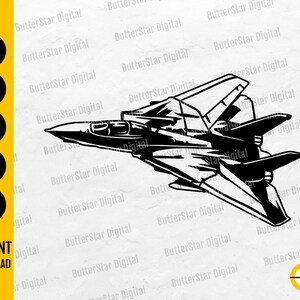 Vintage Fighter Jet SVG | Navy Vinyl Stencil Image Graphics | Cricut ...