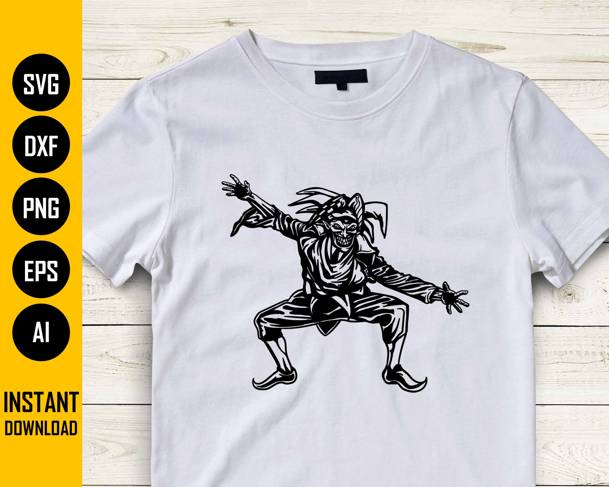 Evil Jester SVG Circus SVG Clown SVG Horror Svg Cricut - Etsy