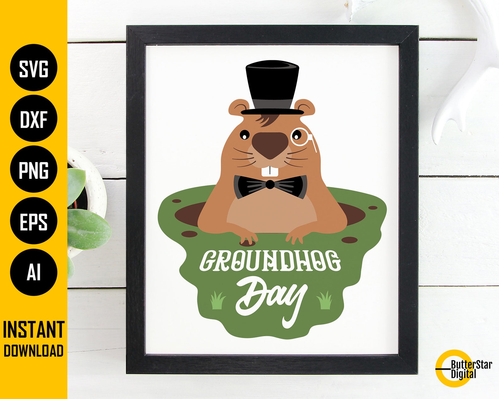 Groundhog Day SVG Spring Winter Sign T-shirt Decor | Etsy
