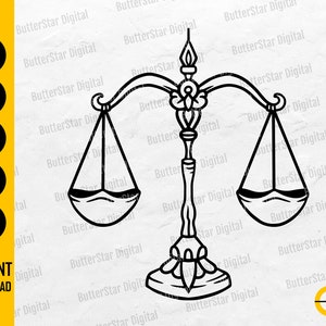 Cute Scales SVG | Balance SVG | Justice SVG | Cricut Cutting File ...