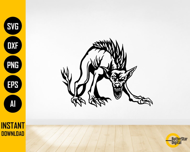 Chupacabra SVG Legendary Creature SVG Monster Decal - Etsy