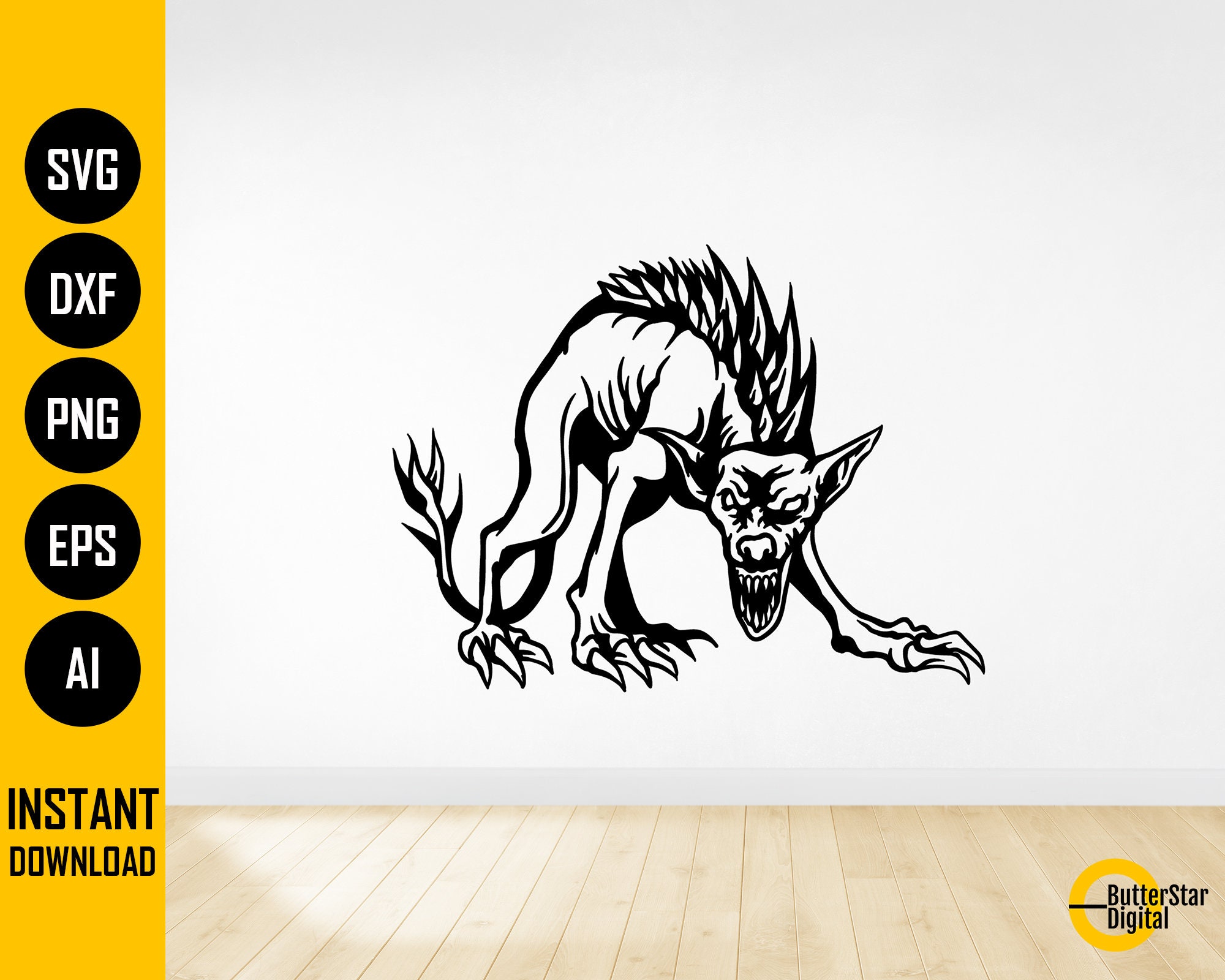 Chupacabra SVG | Legendary Creature SVG | Monster Decal T-shirt ...