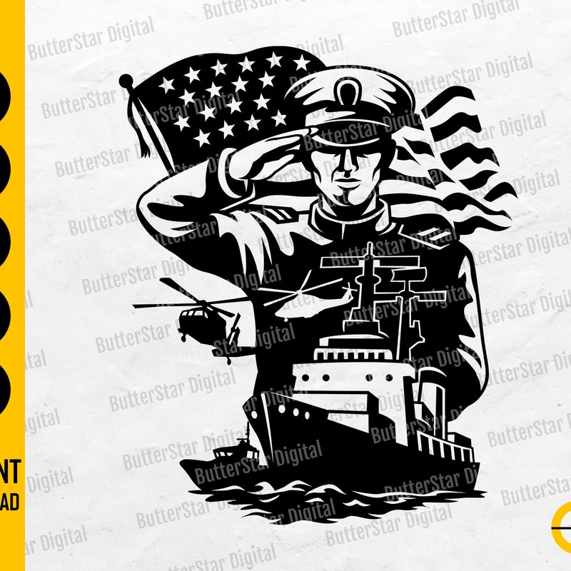 Coast Guard Saluting - Etsy