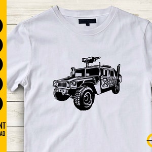 Humvee SVG | Army SVG | Military Soldier War Vehicle Truck Car Humvy ...