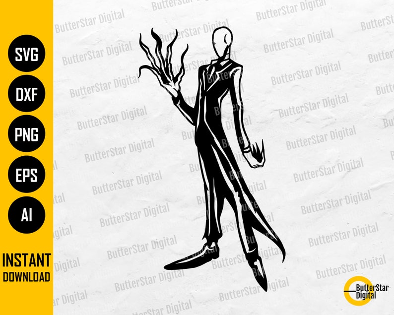 Slenderman SVG | Slender Man SVG | Supernatural SVG | Cricut Cutting ...