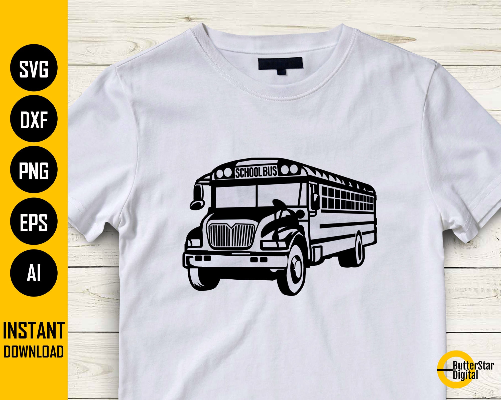 School Bus SVG | Schoolbus SVG | School Decal Vinyl Graphics | Cricut ...