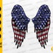 American Angel Wings SVG | USA United States America Liberty Military ...
