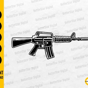 Machine Gun SVG | Assault Rifle SVG | Weapon SVG | Artillery Svg ...
