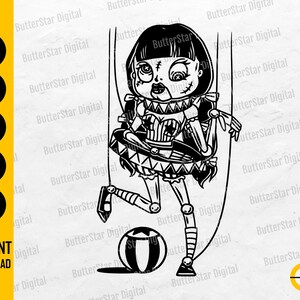 Puppet Doll SVG Puppeteer SVG Control SVG Creepy Shirt Decal Wall Art ...