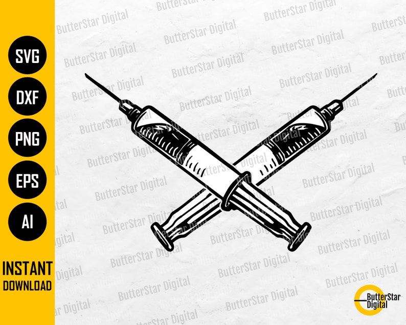 Cross Syringe SVG Vaccine SVG Vaccinated SVG Medical - Etsy